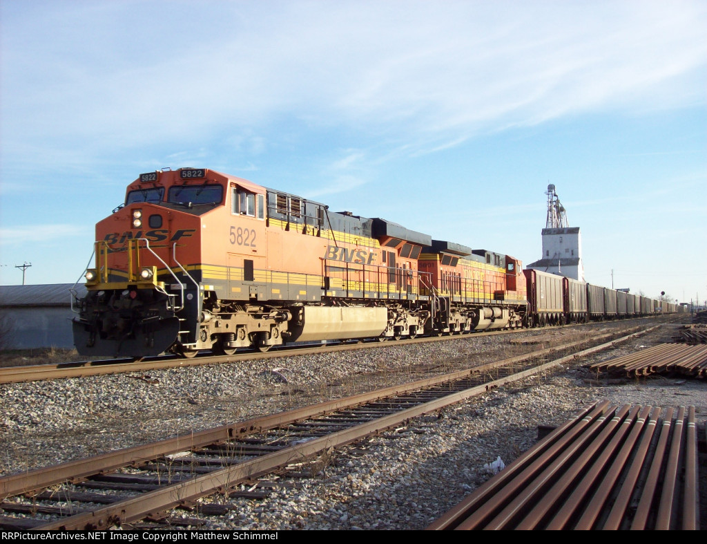 Empty Coal Train Through Old Monroe